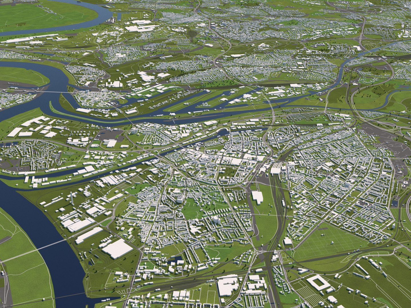 Buildings Houses Maps Model - TurboSquid 1454773