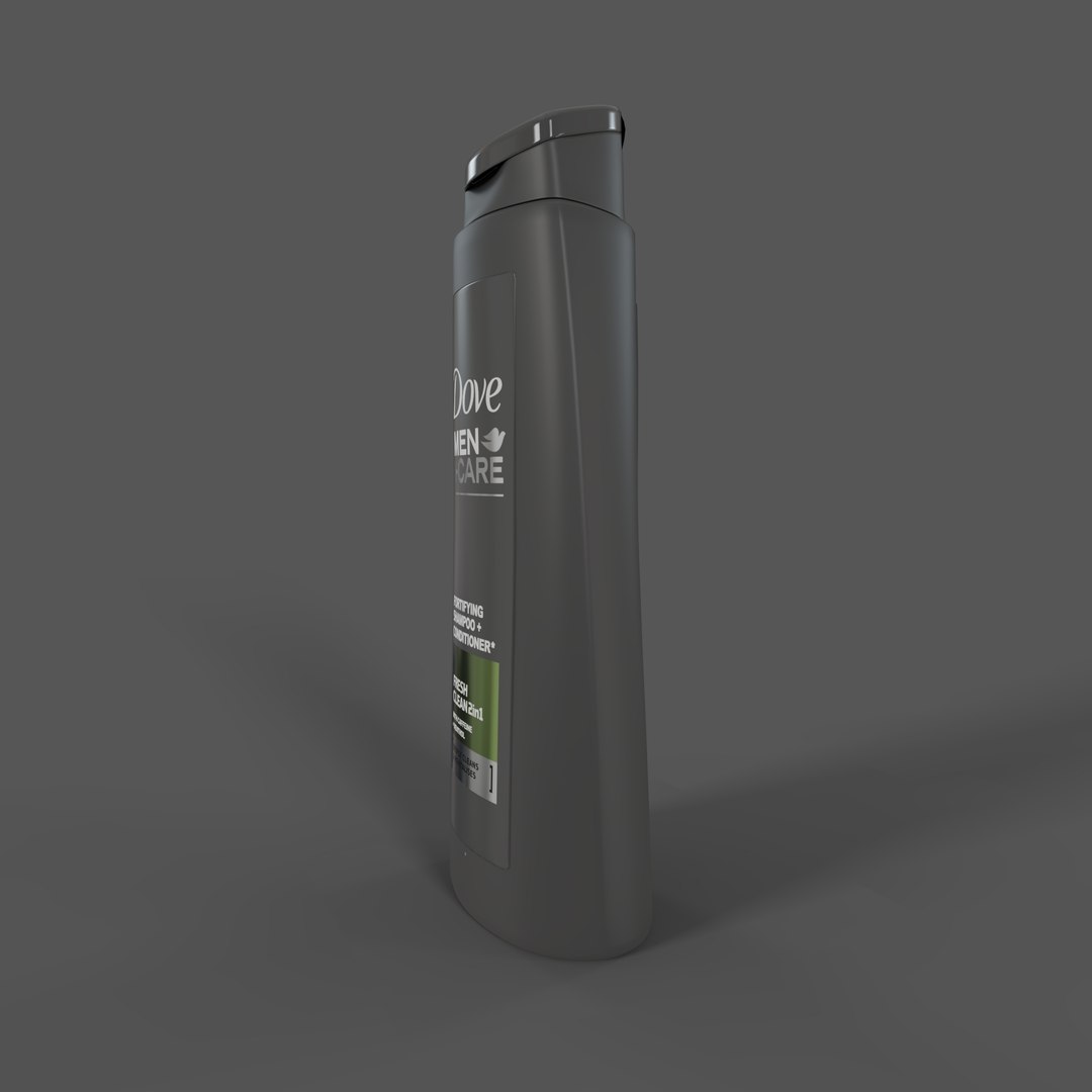 3D shampoo Dove Man Care Fresh Clean 2in1 400ml - TurboSquid 2140542