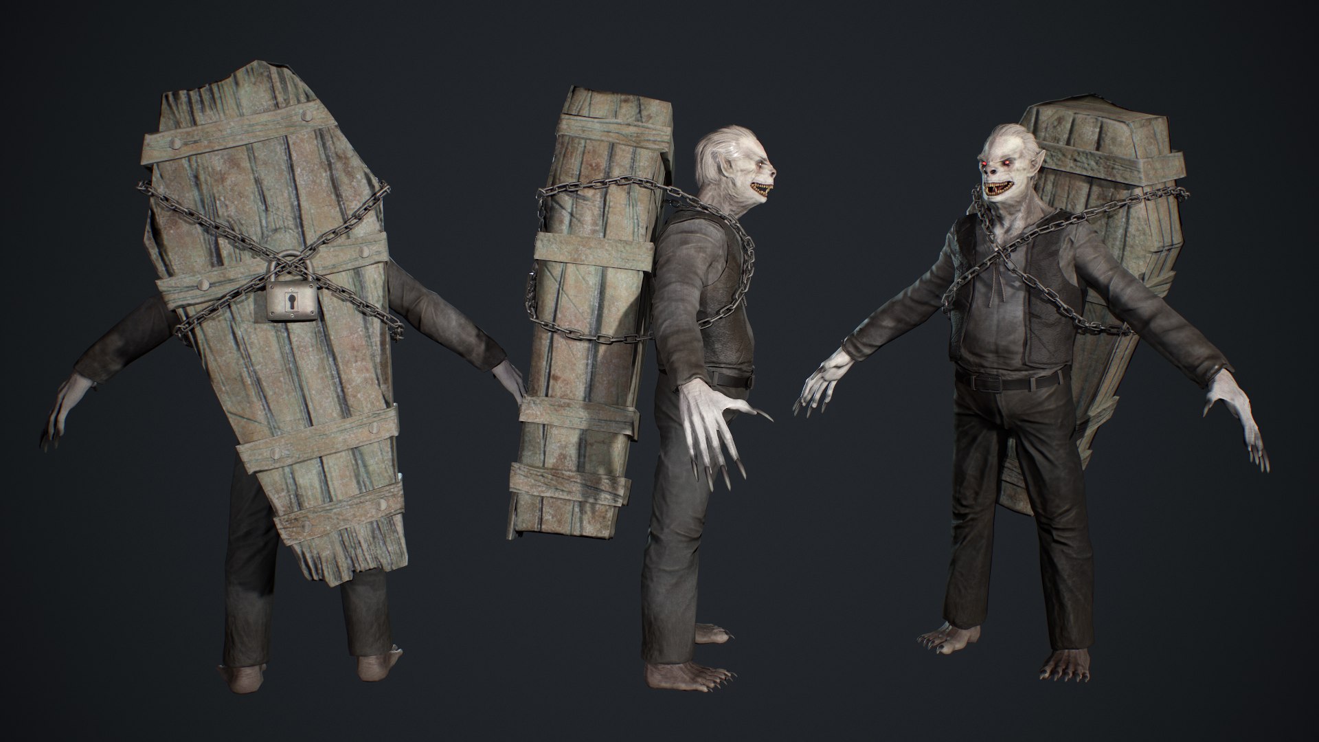 3D Ghoul - TurboSquid 2317646