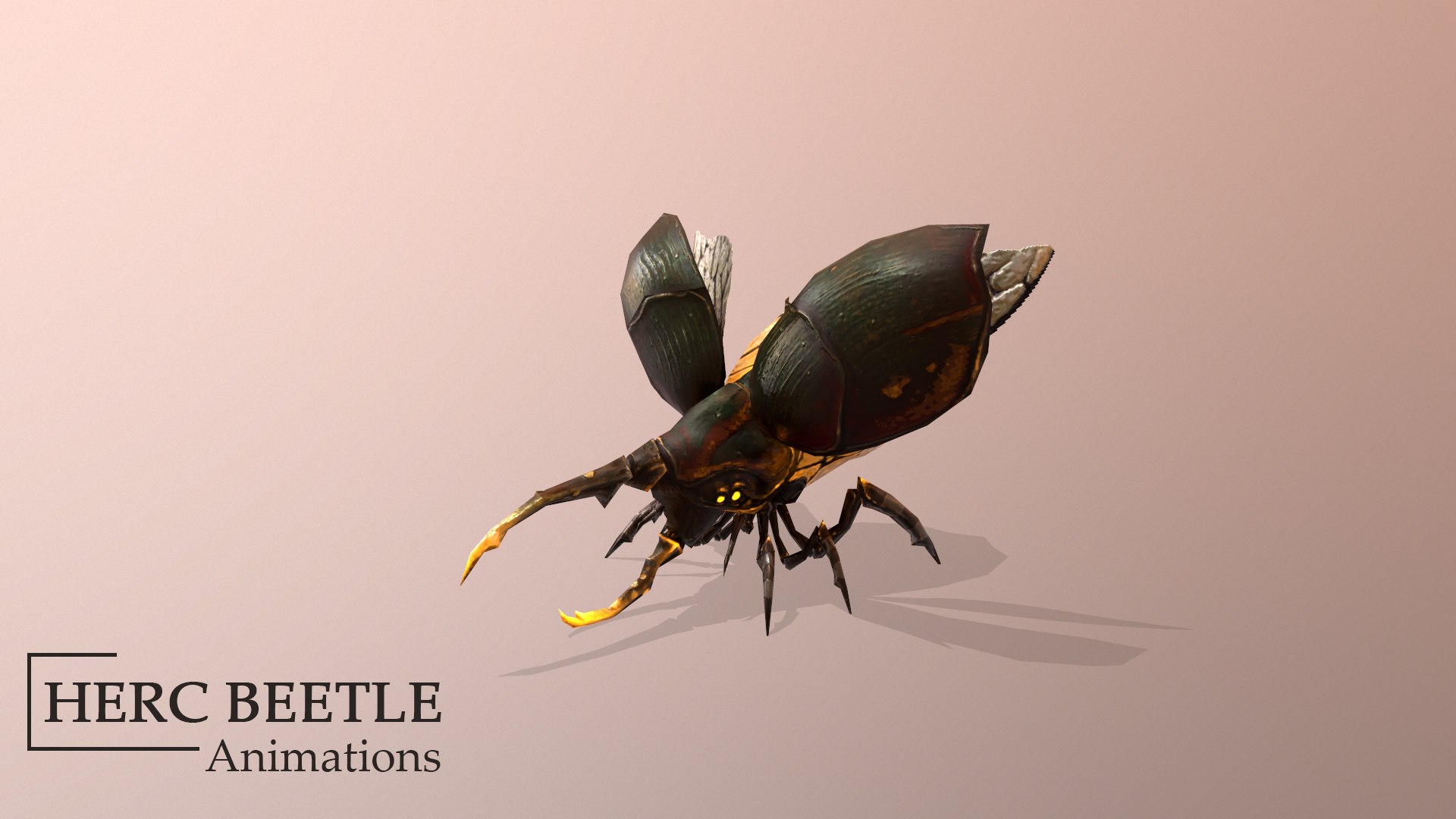 3D Herc Beetle - TurboSquid 2124669