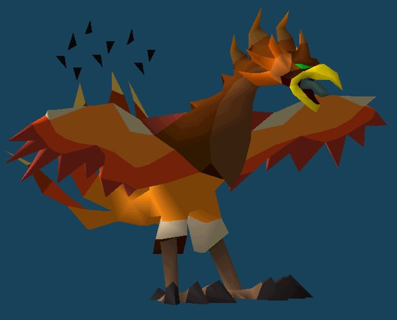 3d Falcon Bird Model
