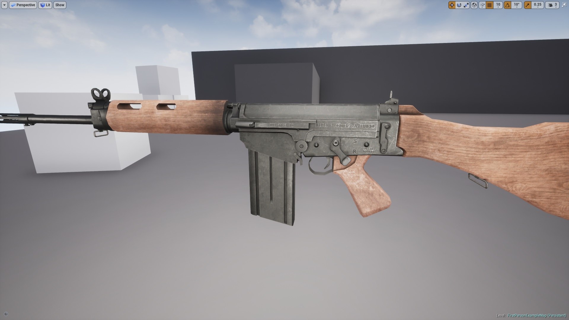 3D Model Pbr Rifle - TurboSquid 1533368