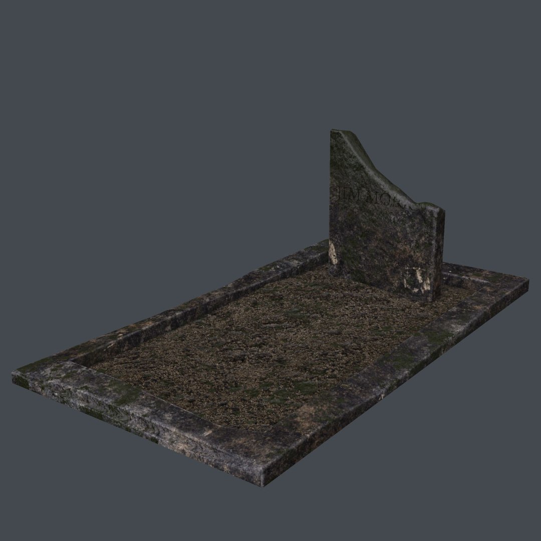 Gravestone Ready Unity Obj
