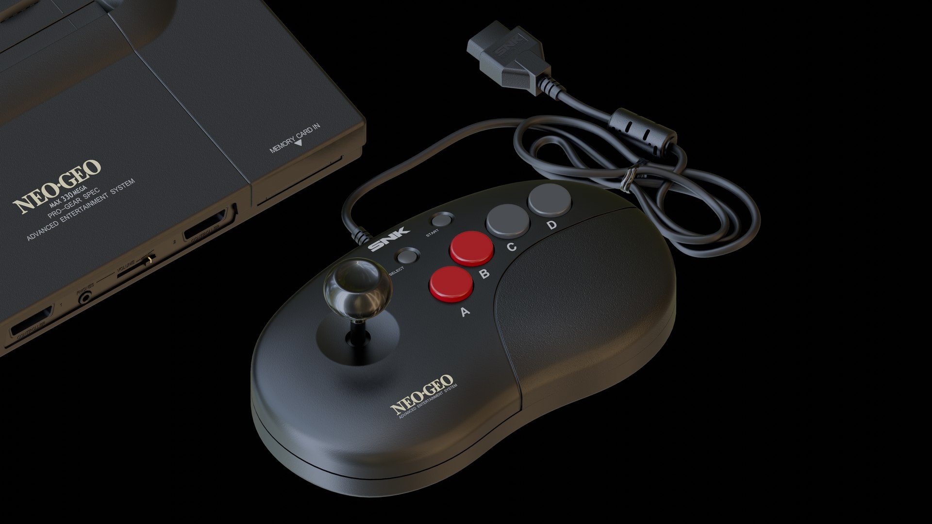 3D Model Neo Geo AES - TurboSquid 2255289