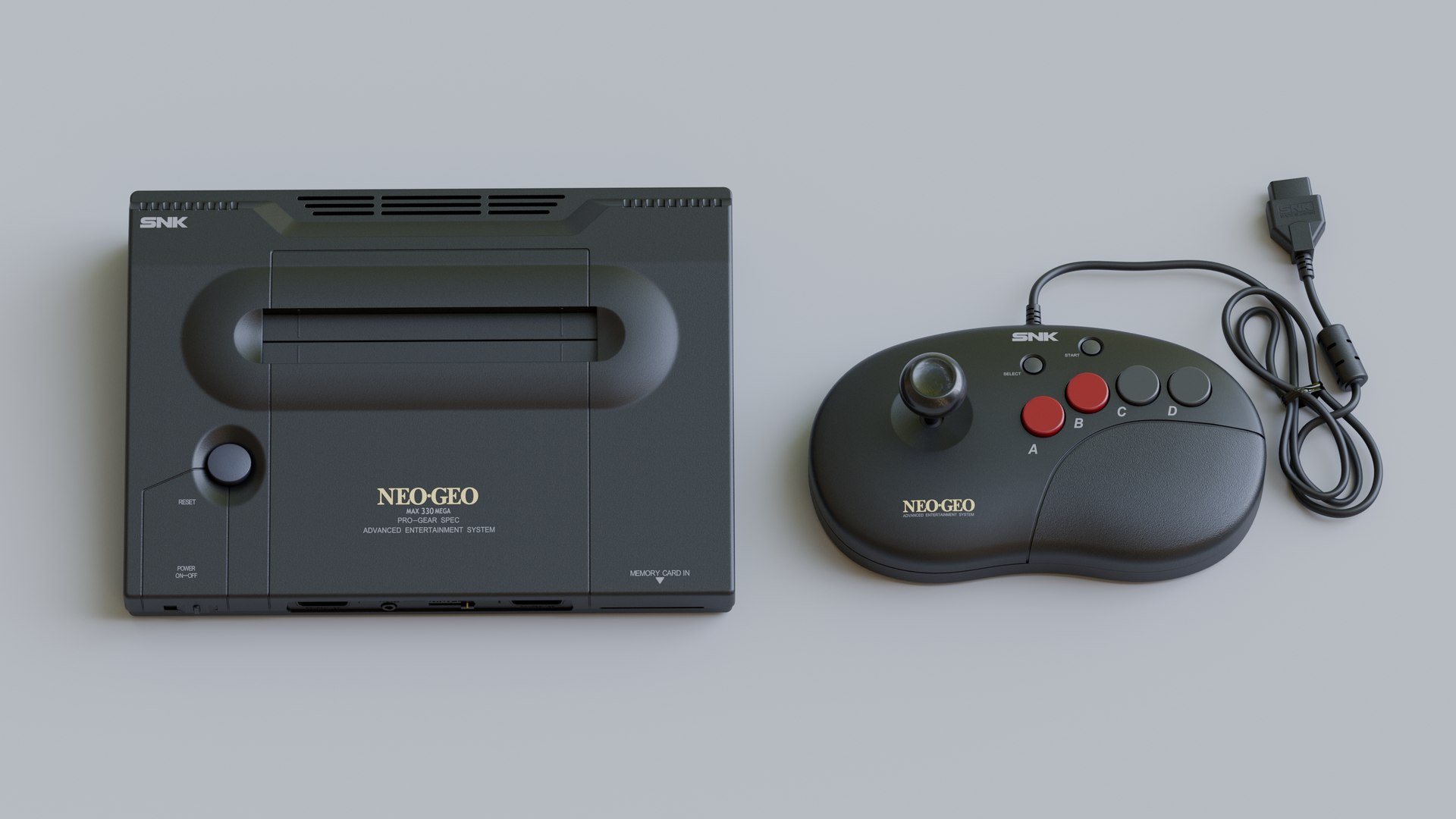 3D Model Neo Geo AES - TurboSquid 2255289