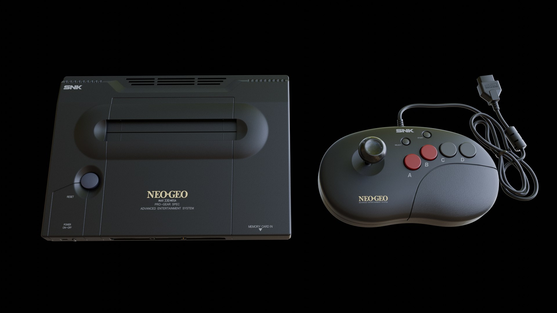 3D Model Neo Geo AES - TurboSquid 2255289