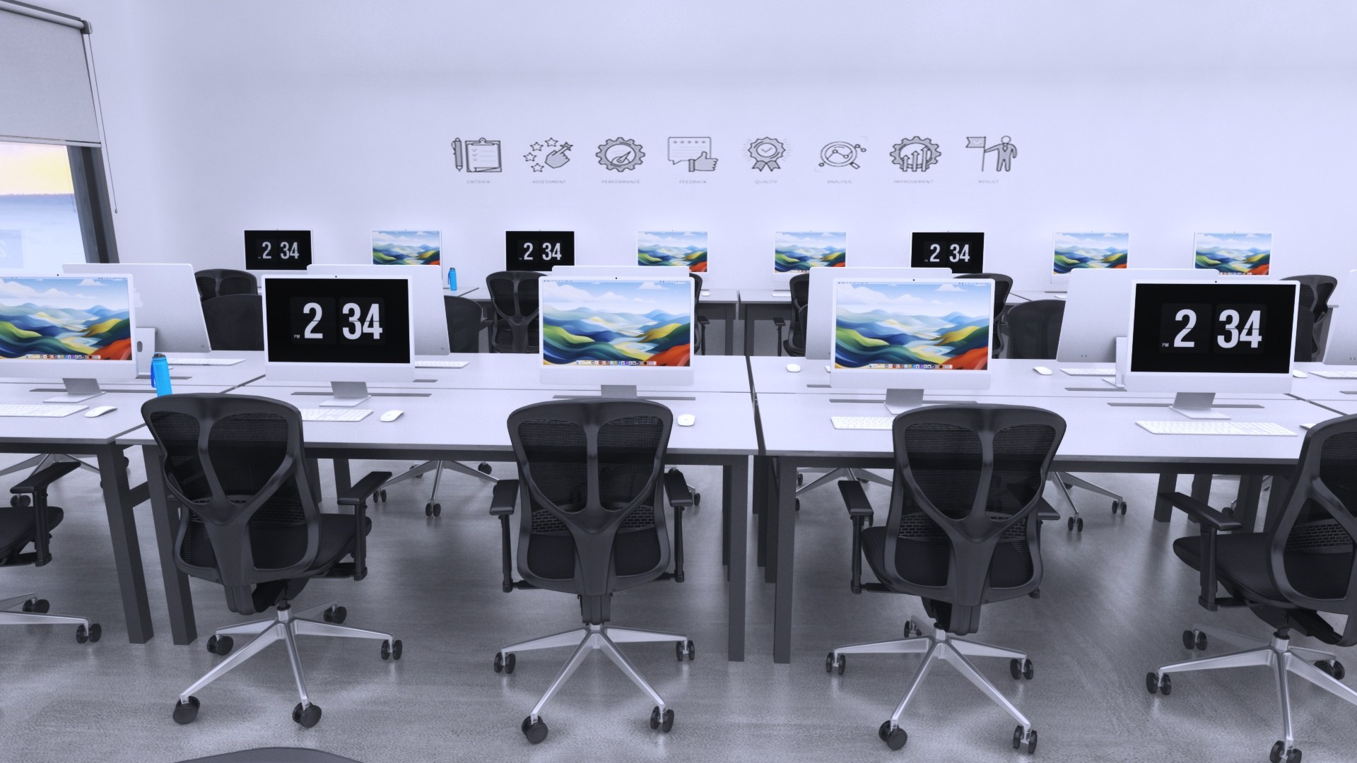 3D Computer Lab Classroom Collection - TurboSquid 2452139