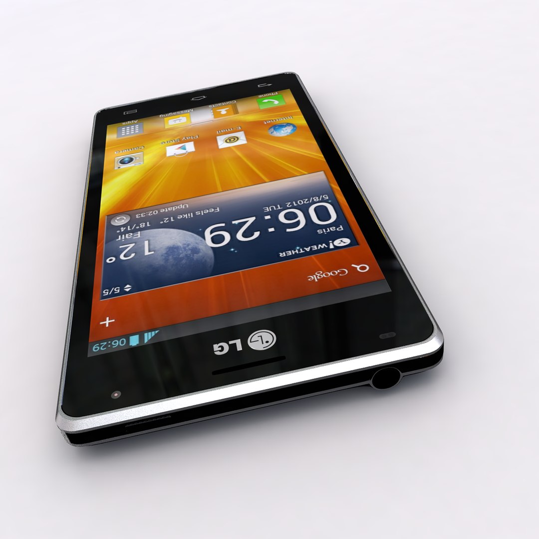 3d New Lg Optimus 4x Model