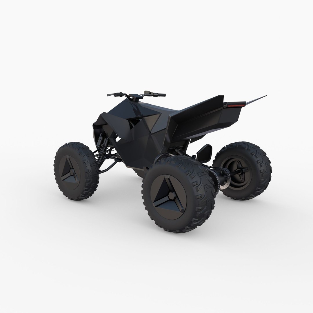 3D Tesla Cyberquad Atv Quads Model - TurboSquid 1592261