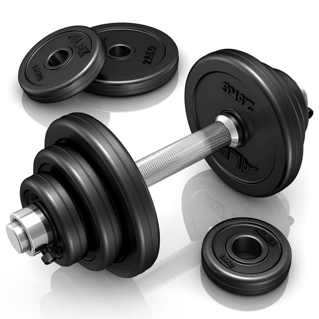 3dsmax Dumb Bell Dumb-bell