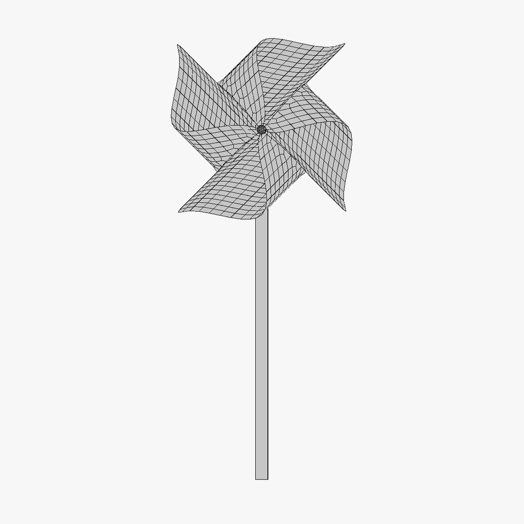 Pinwheel Wheel 3D Model - TurboSquid 1395336