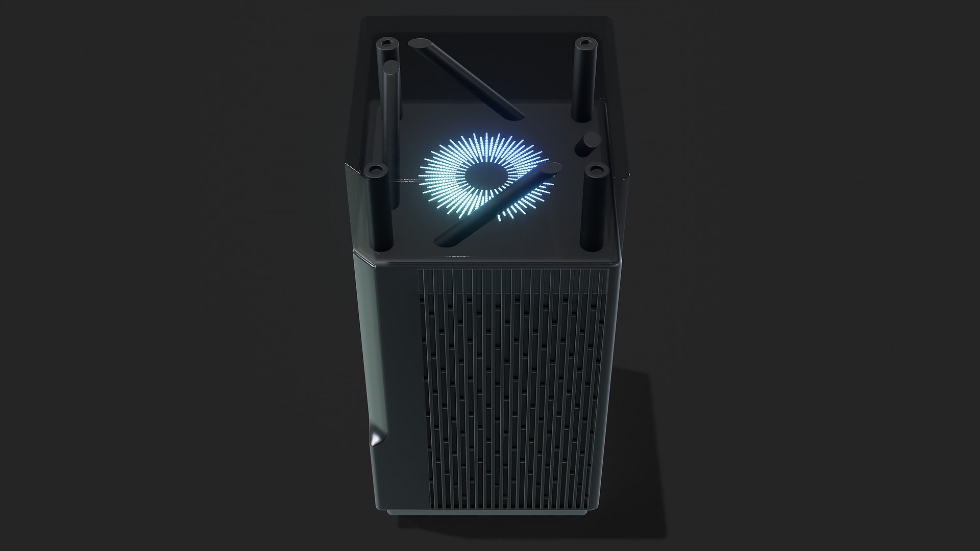 Futuristic Powerful WiFi Router Model - TurboSquid 2029235