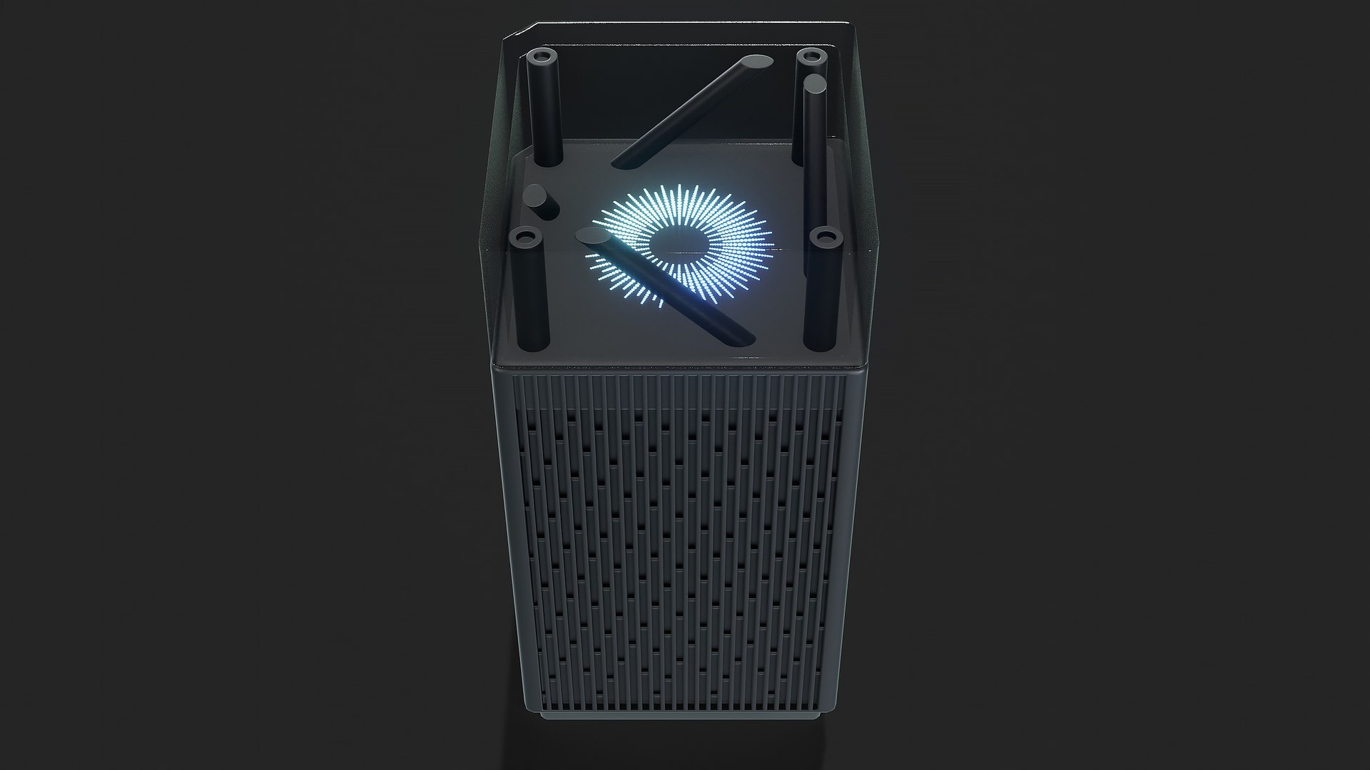 Futuristic Powerful WiFi Router Model - TurboSquid 2029235