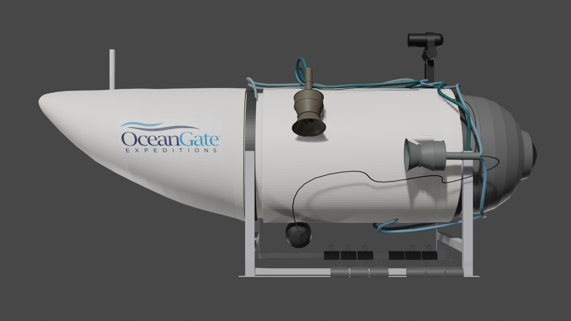 modelo 3d Titan Submersible gratis - TurboSquid 2087088