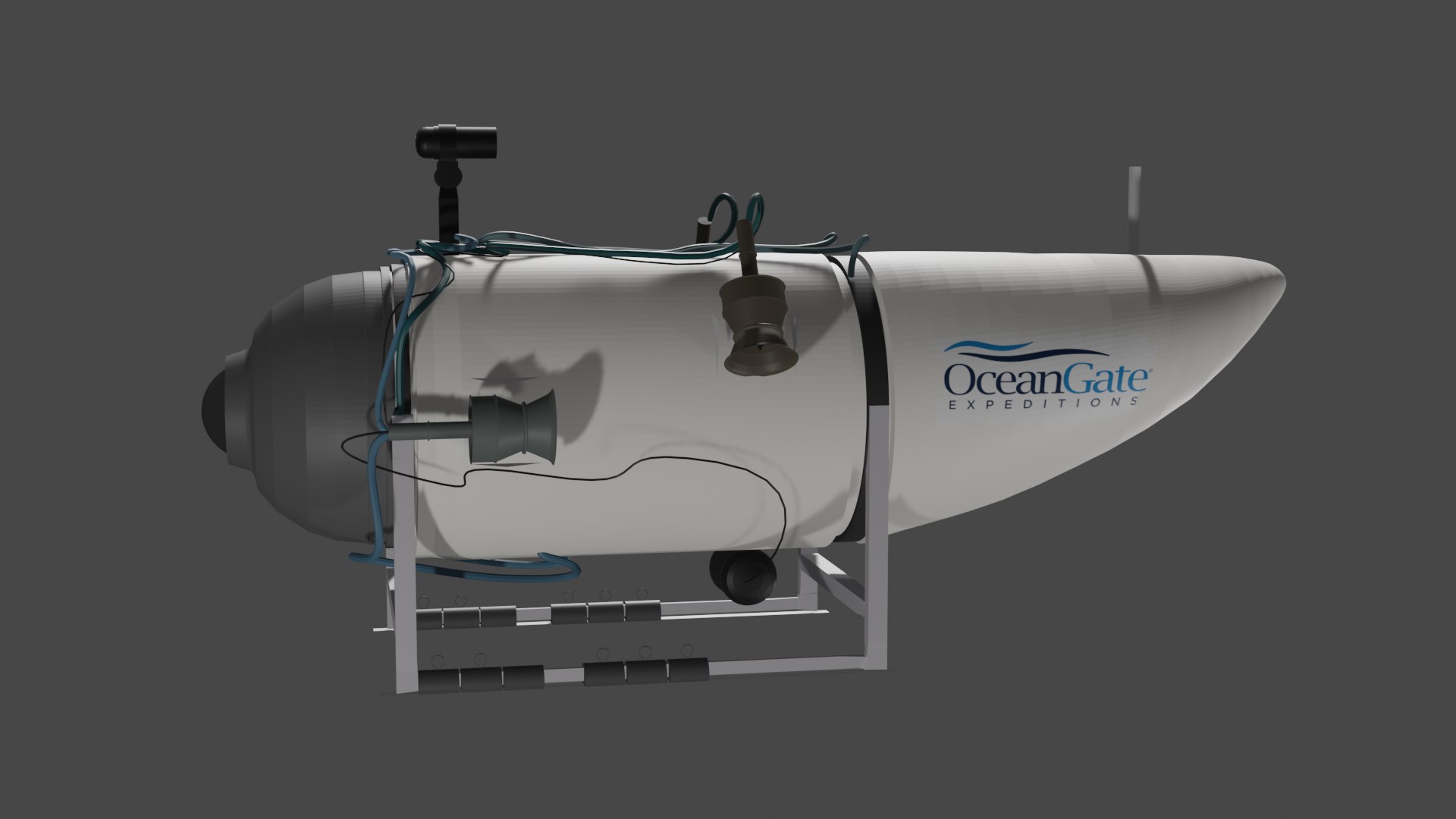 Free 3D Titan Submersible - TurboSquid 2087088