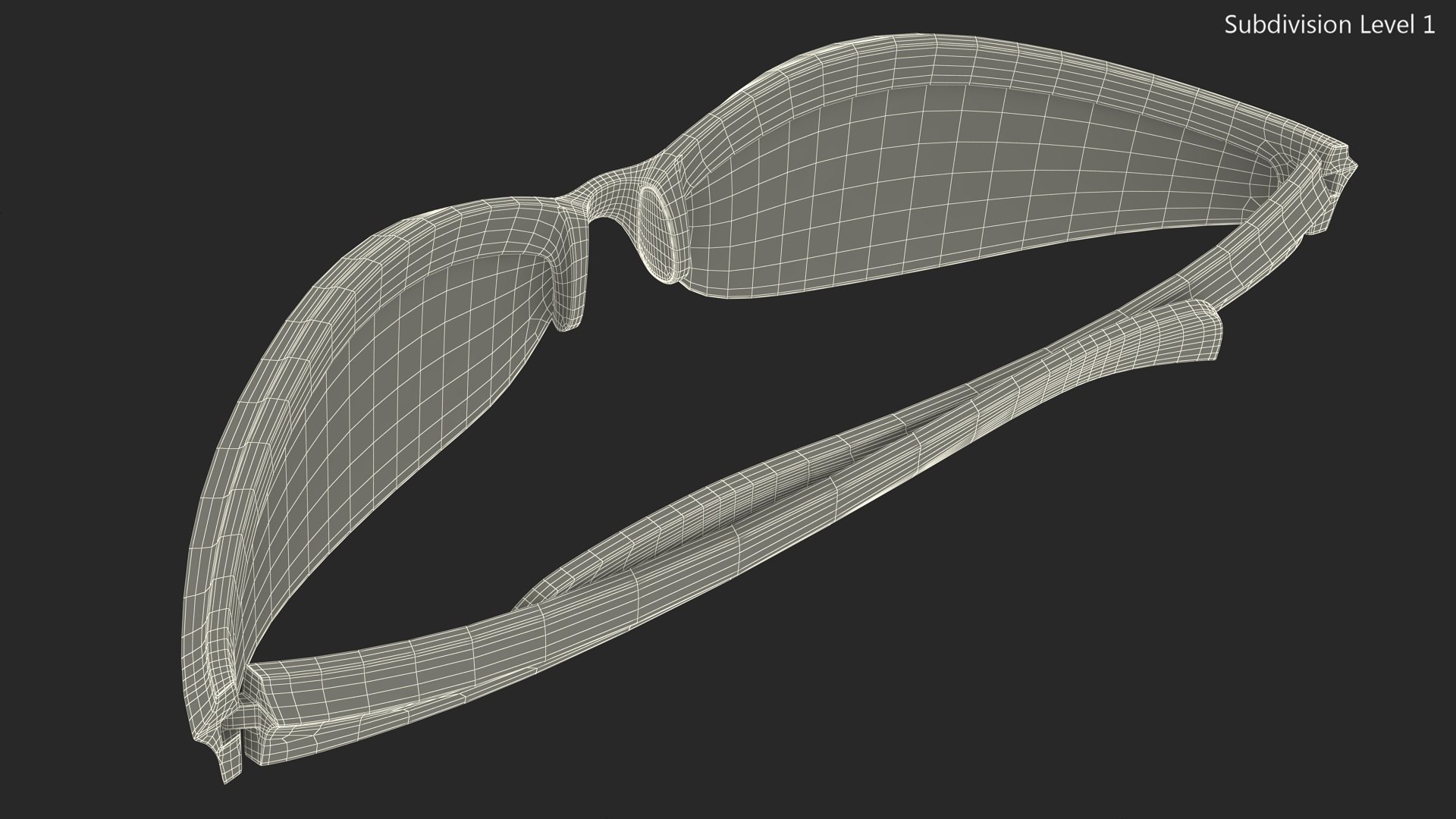 Blue Polarized Sport Sunglasses Folded 3D Model - TurboSquid 2153017