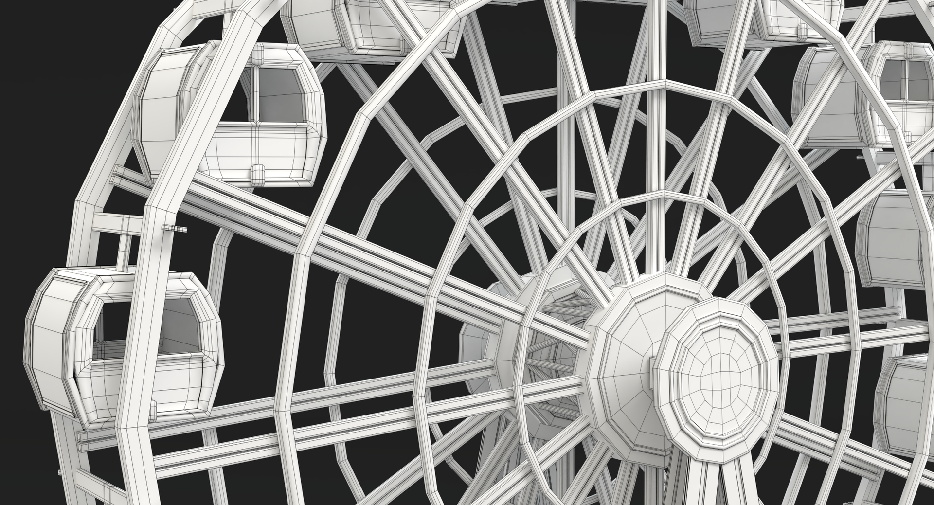 3D ferris wheel model - TurboSquid 1425056