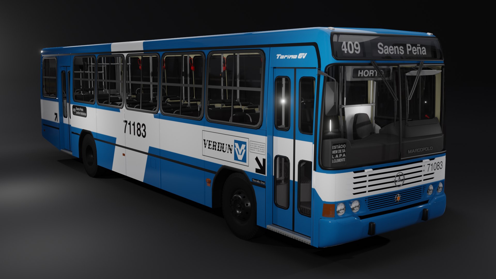 3D Marcopolo Torino GV MB OF-1620 Verdun - TurboSquid 2120695