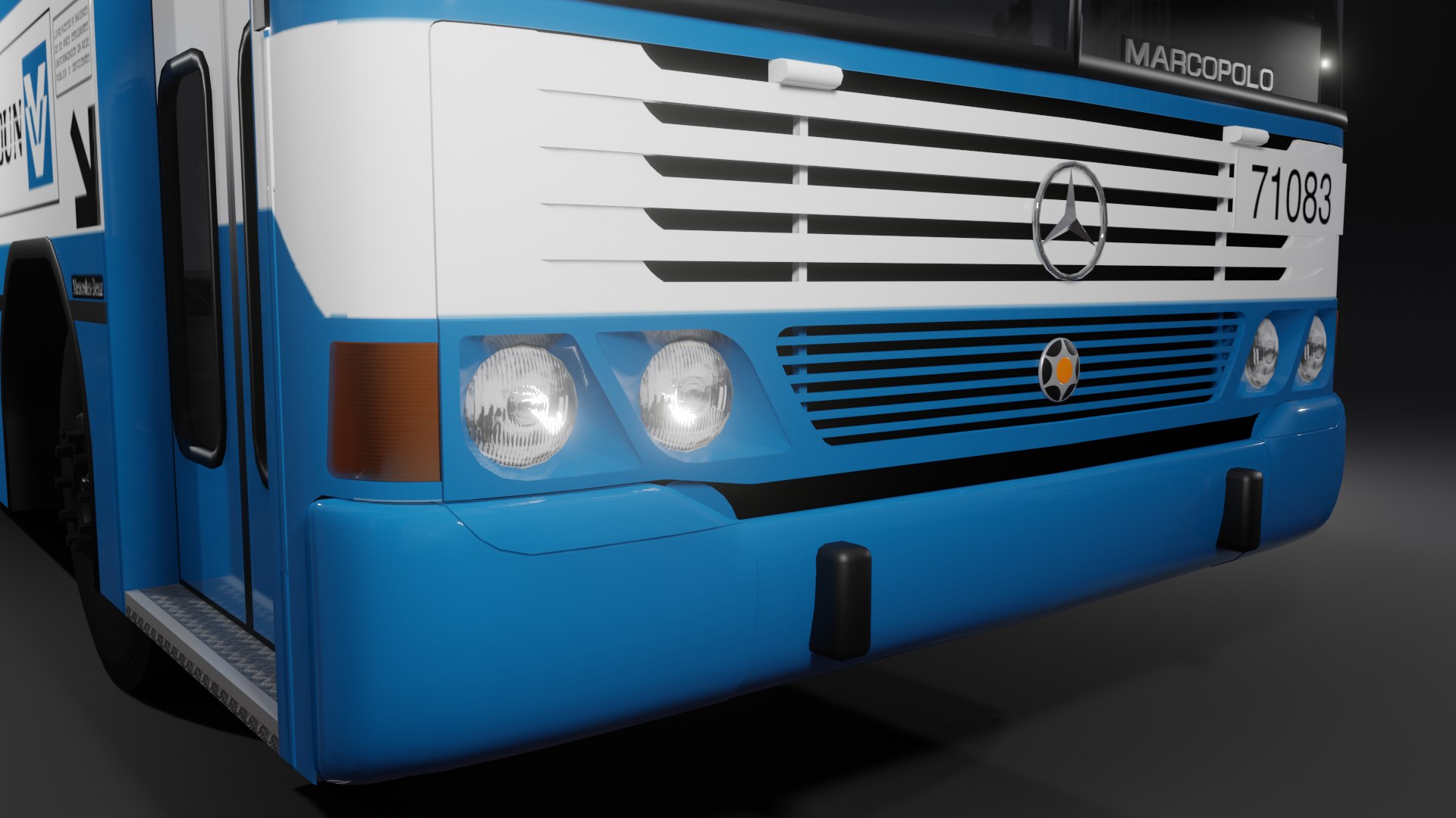 3D Marcopolo Torino GV MB OF-1620 Verdun - TurboSquid 2120695