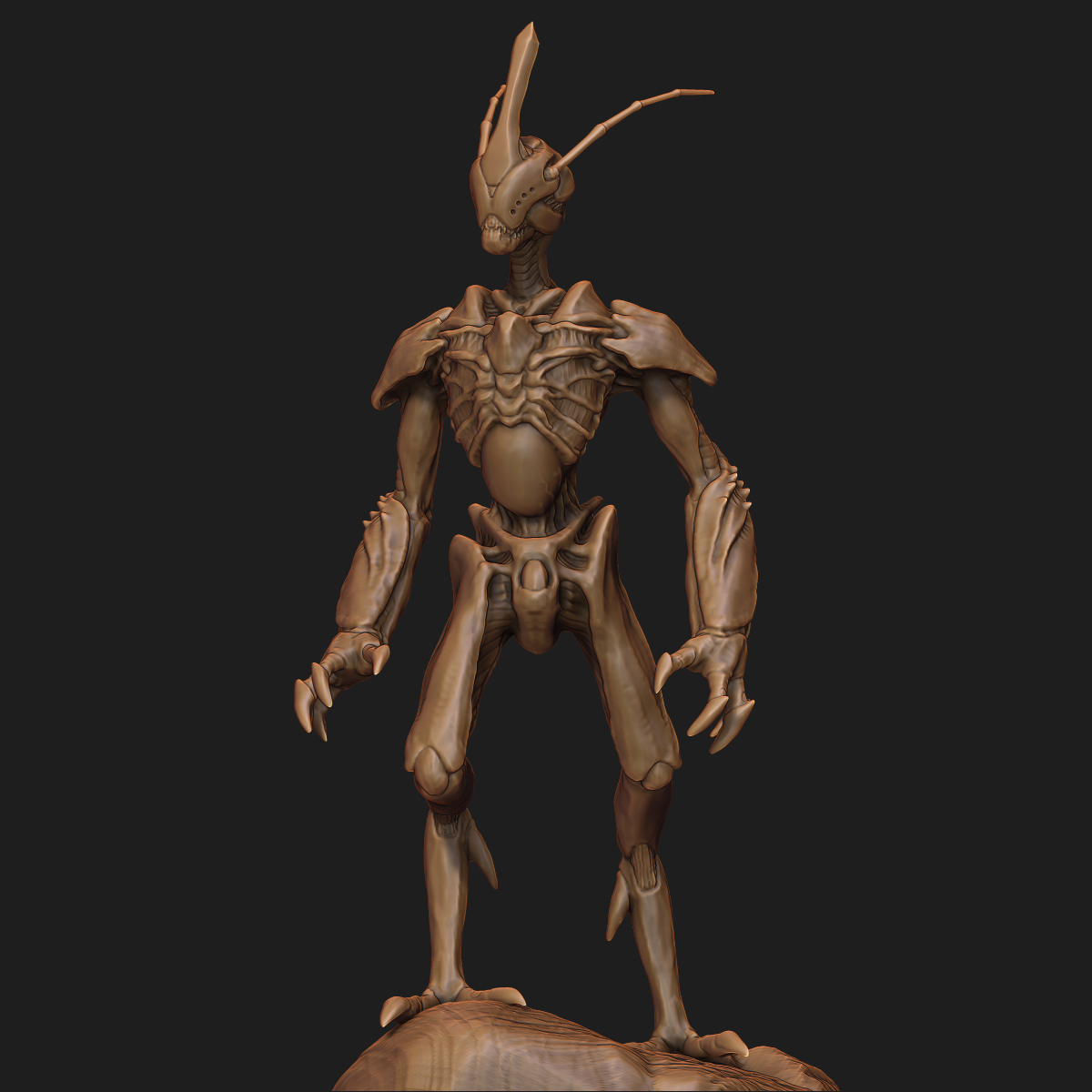 alien concept zbrush 3d 3ds