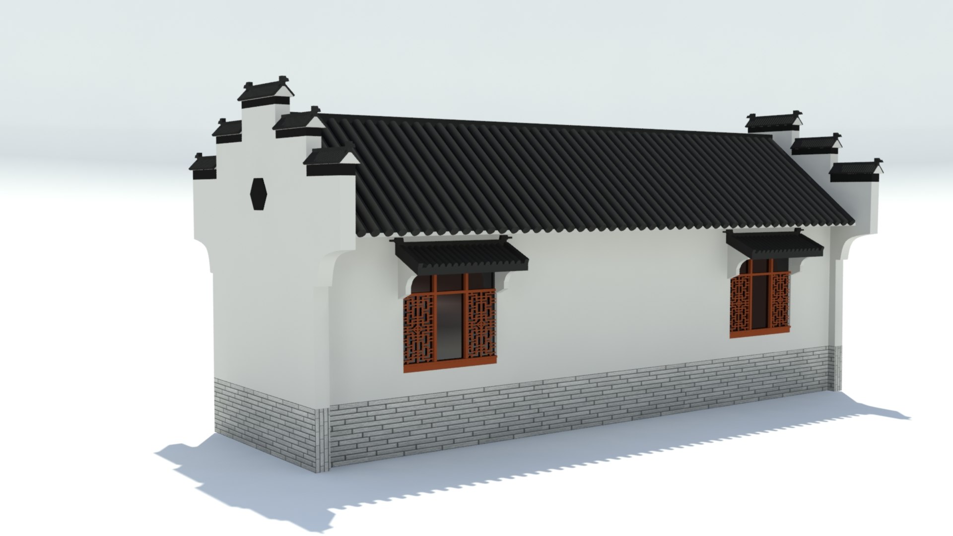 Chinese House Model - TurboSquid 1853479