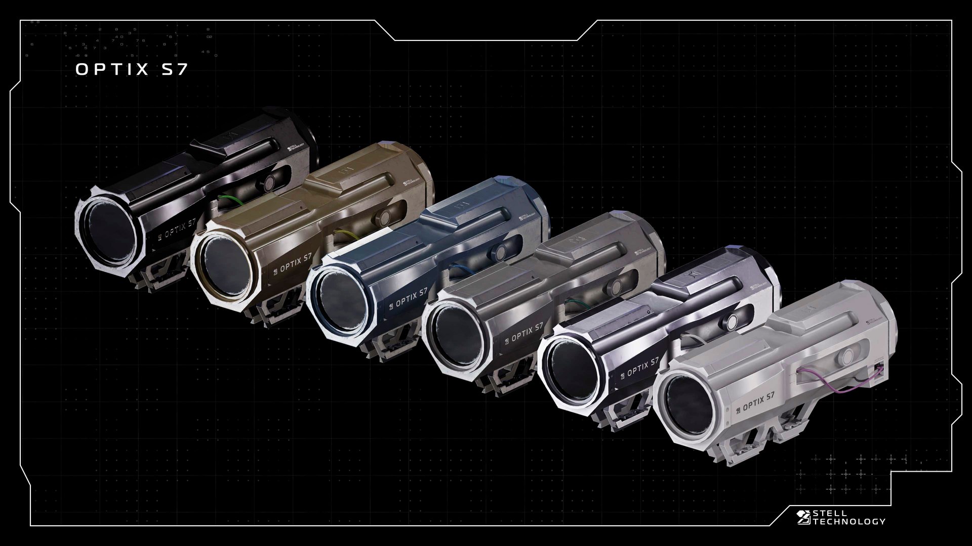 3D OPTIX S7 SCOPE STELL TECH Model - TurboSquid 2035645
