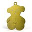3dm Diamond Pendant Bear
