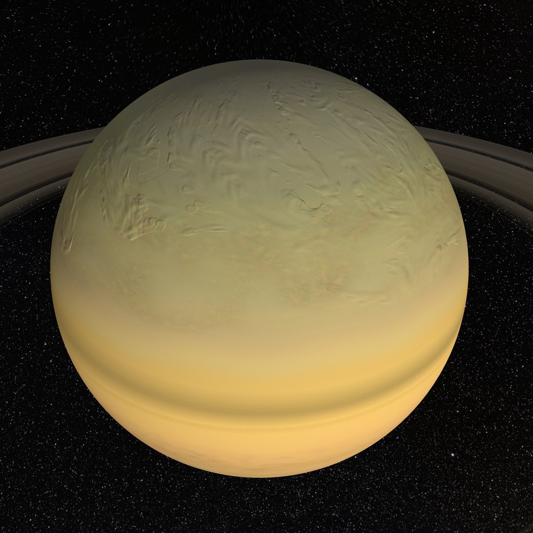 Saturn Planet 3d Model