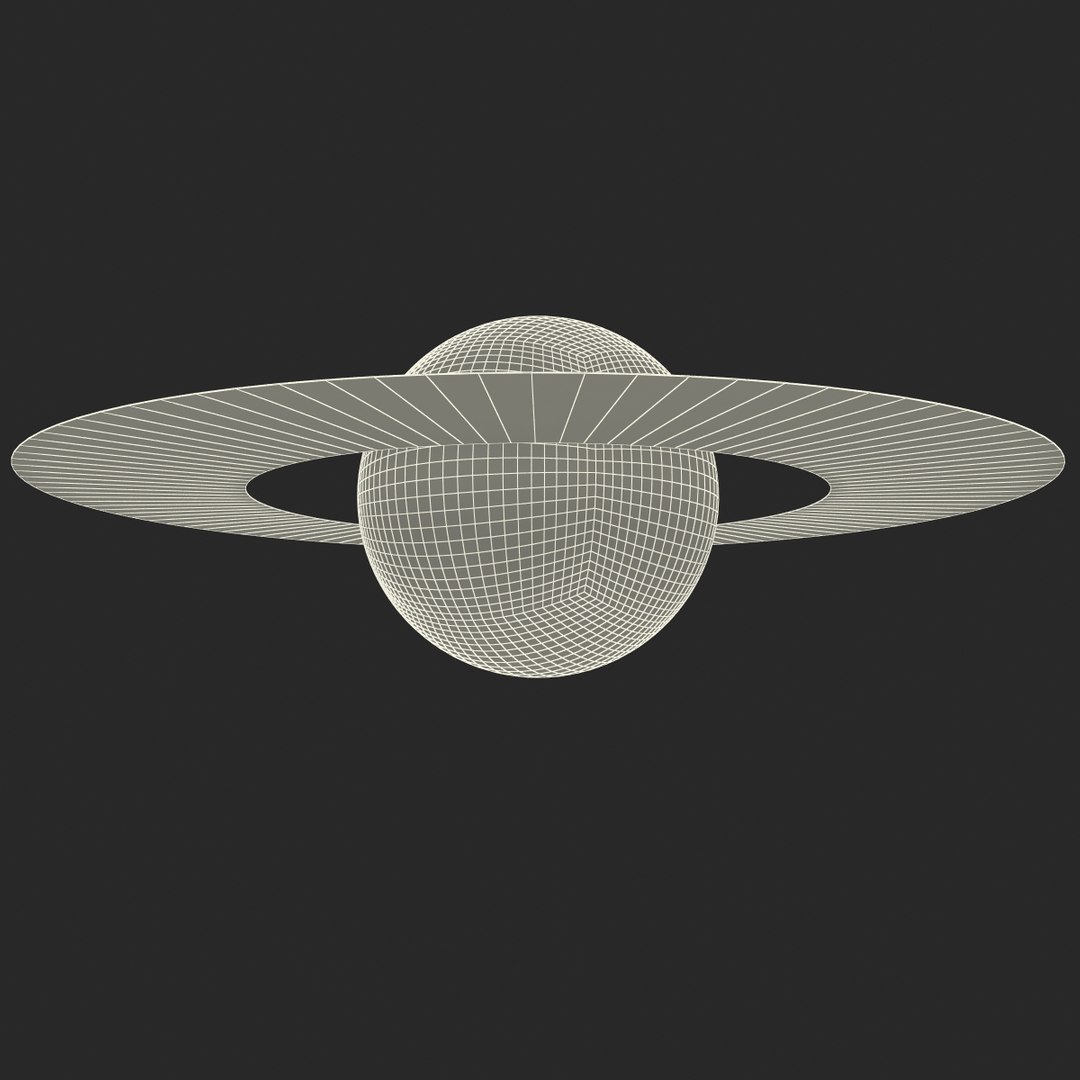 Saturn Planet 3d Model