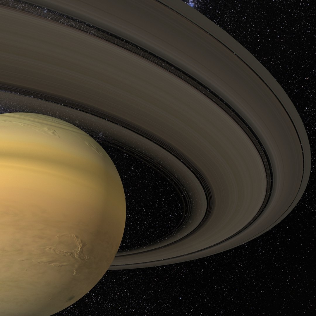 Saturn Planet 3d Model