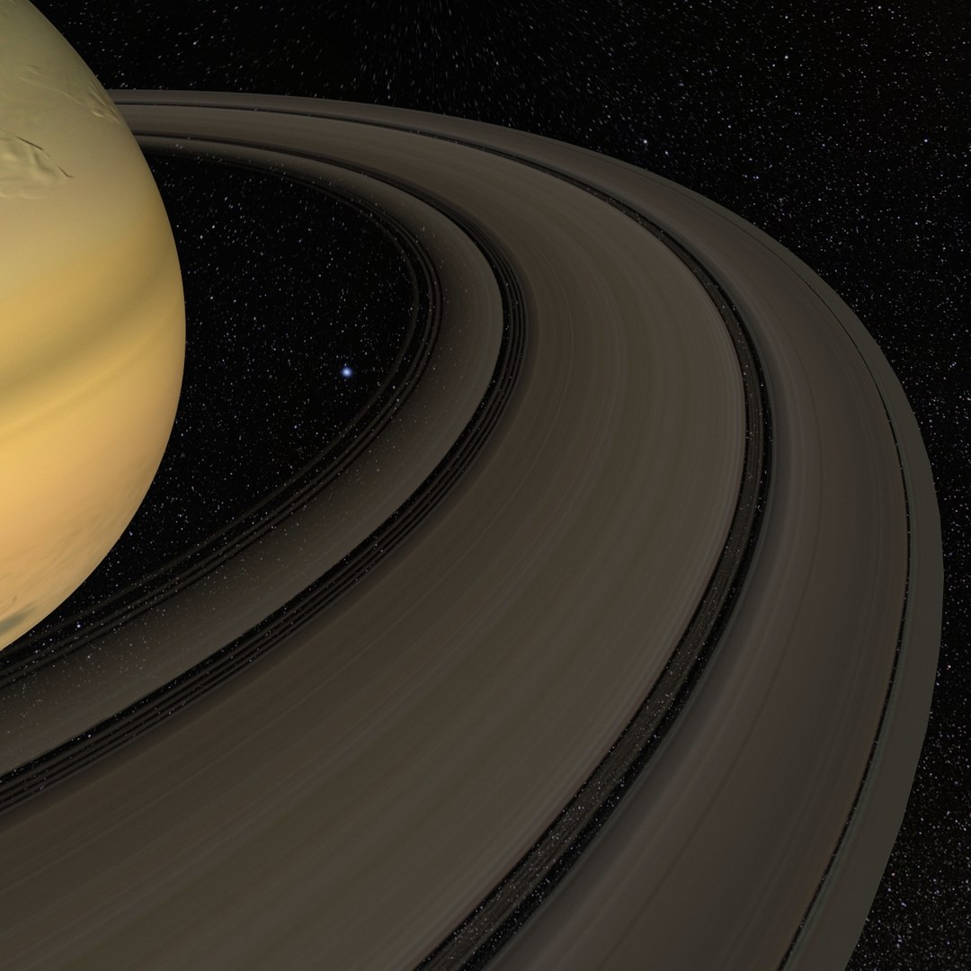 Saturn Planet 3d Model