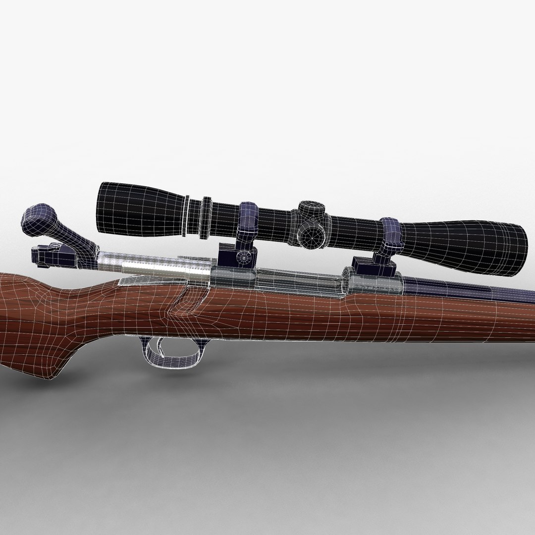 243 Deer Rifle Scope 3d Model