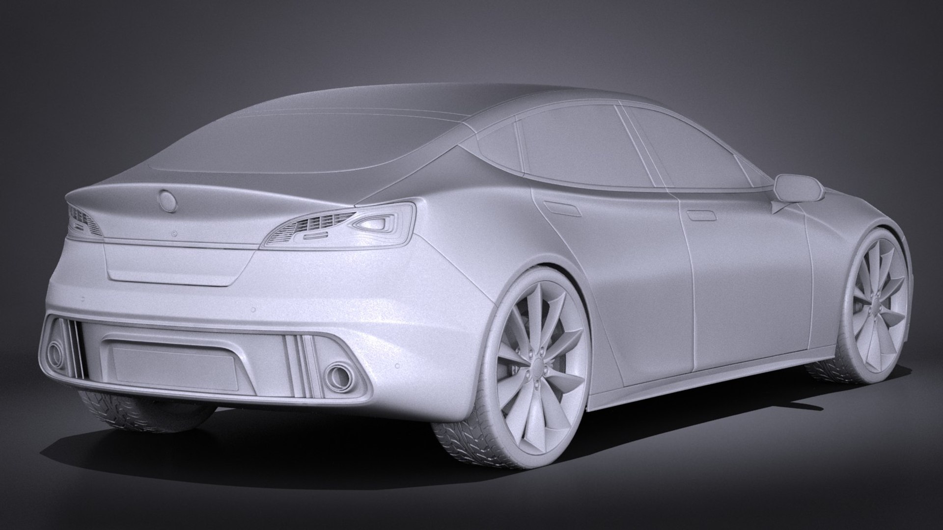 3d Generic Car Sport Model