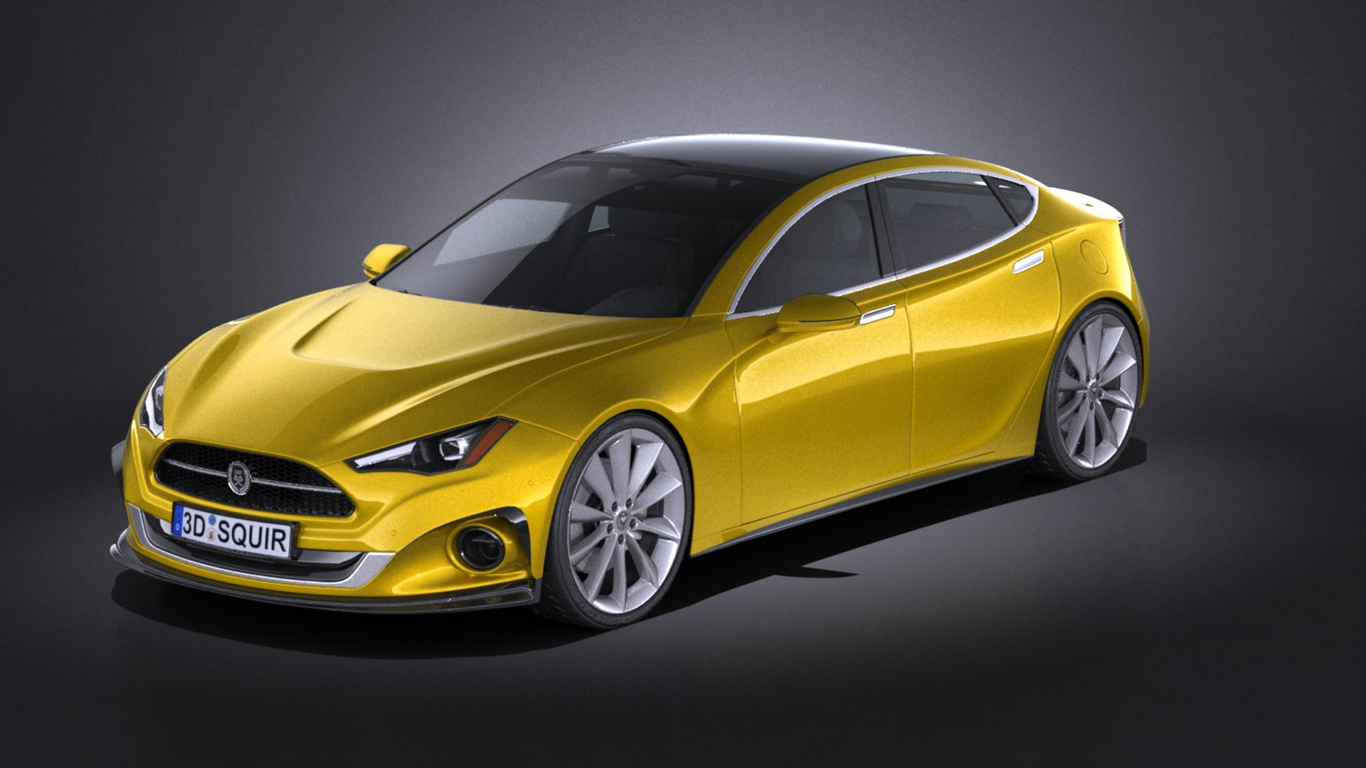 3d Generic Car Sport Model