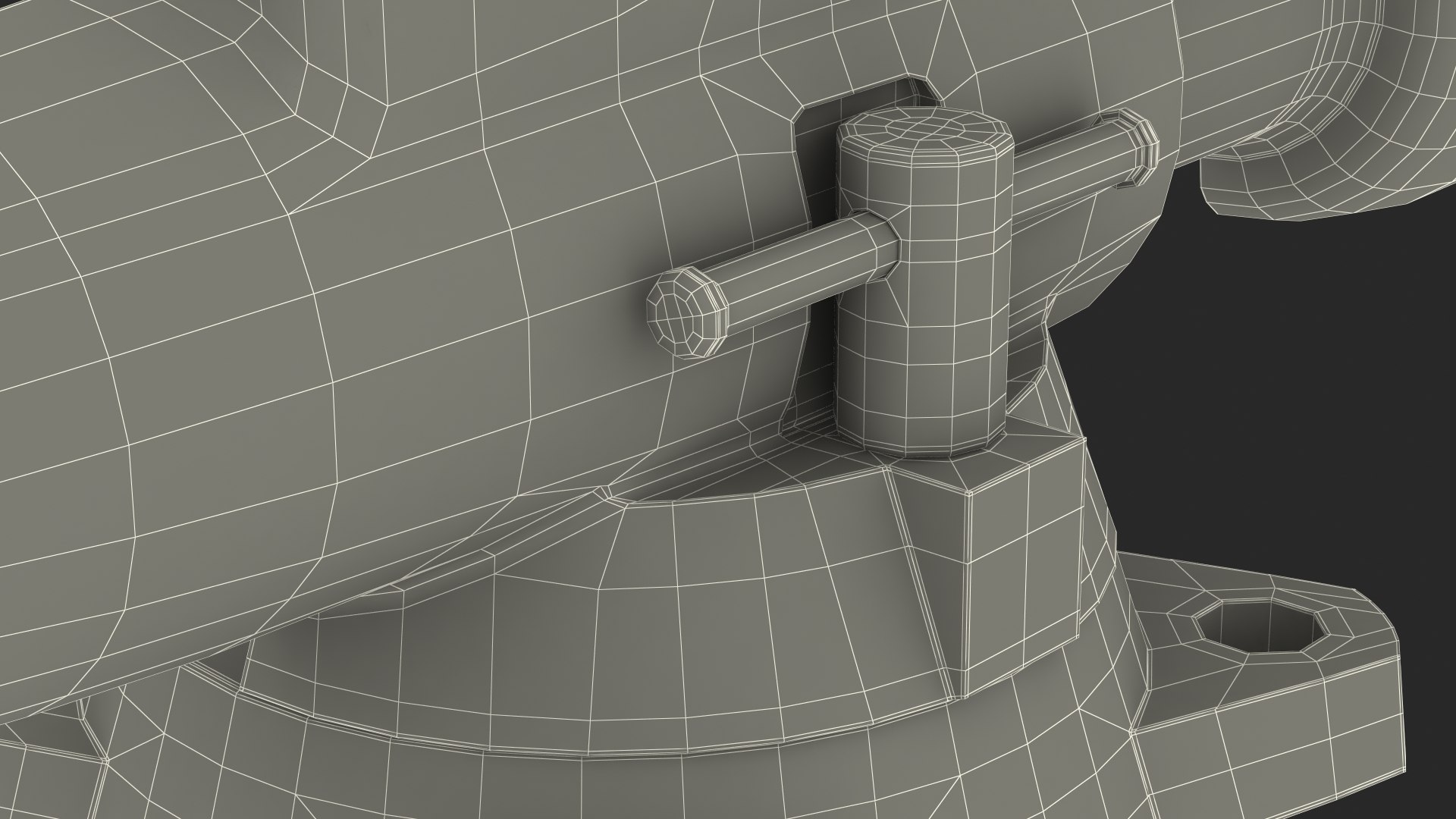 Wilton bench vise cross section 3D model - TurboSquid 1674018