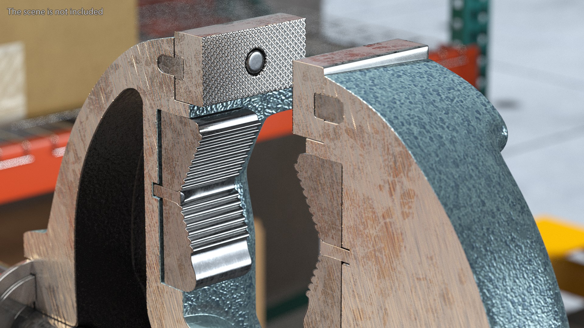 Wilton Bench Vise Cross Section 3D Model - TurboSquid 1674018