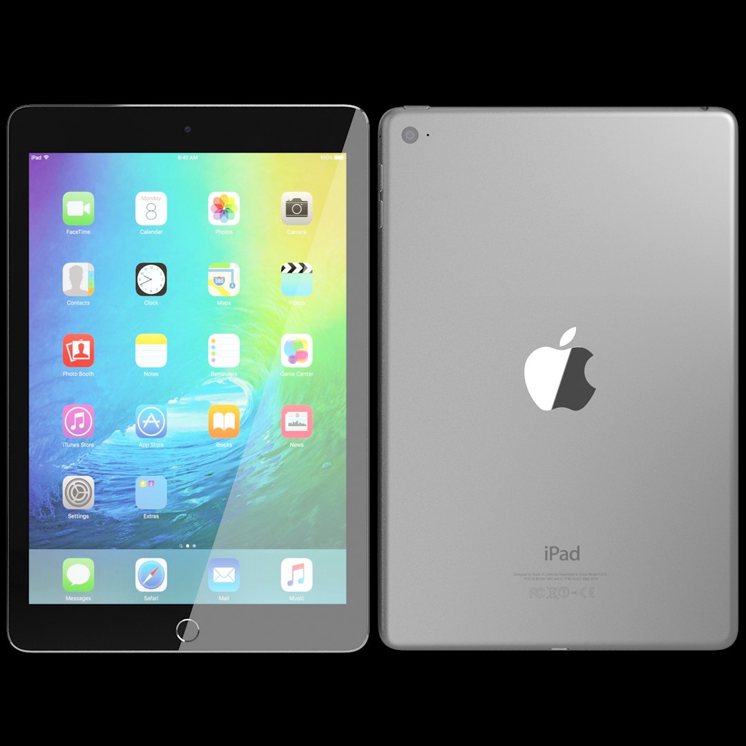 3d realistic apple ipad mini