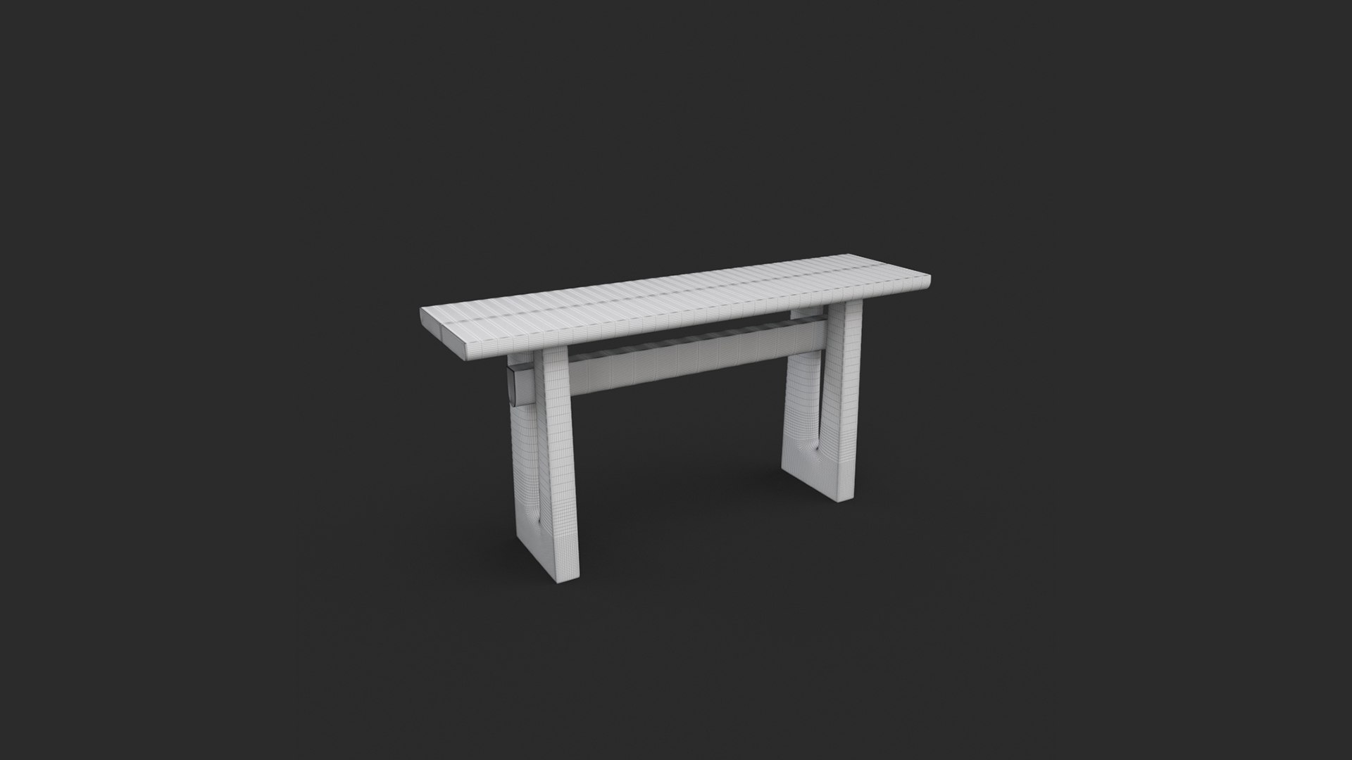 Poliform Console Nara Model - TurboSquid 2081916