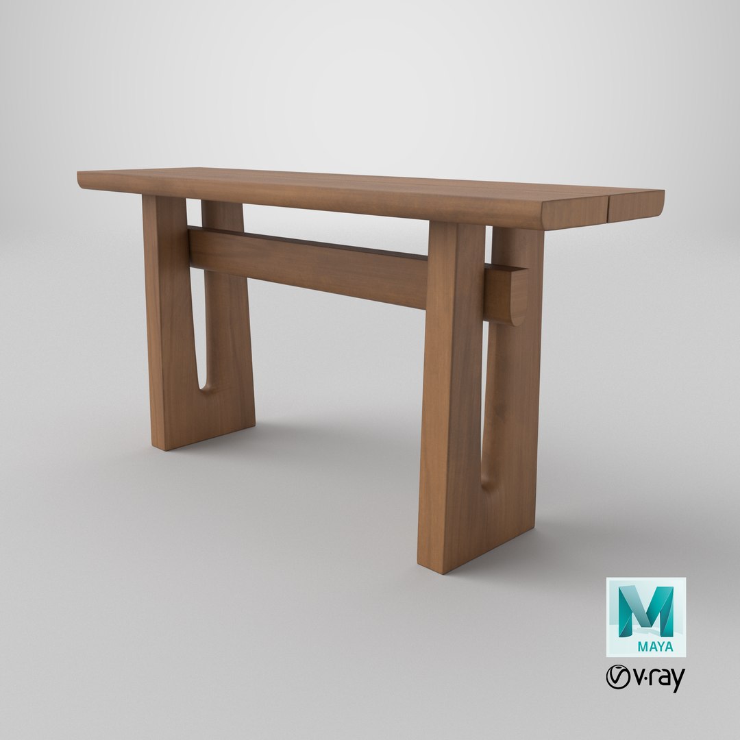 Poliform Console Nara Model - TurboSquid 2081916