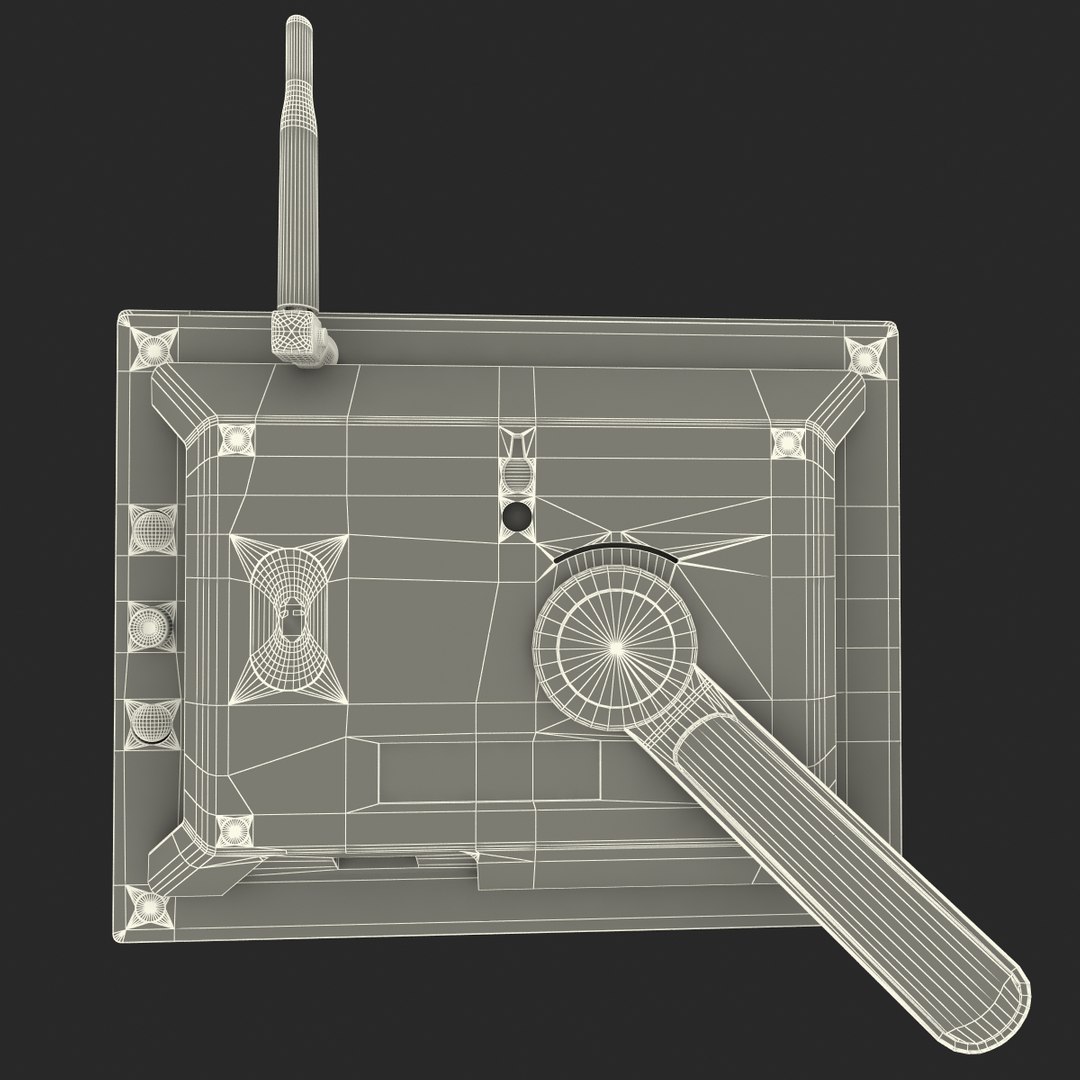 3d Model Wireless Security Lcd Monitor