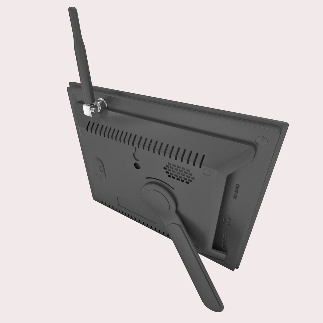 3d Model Wireless Security Lcd Monitor