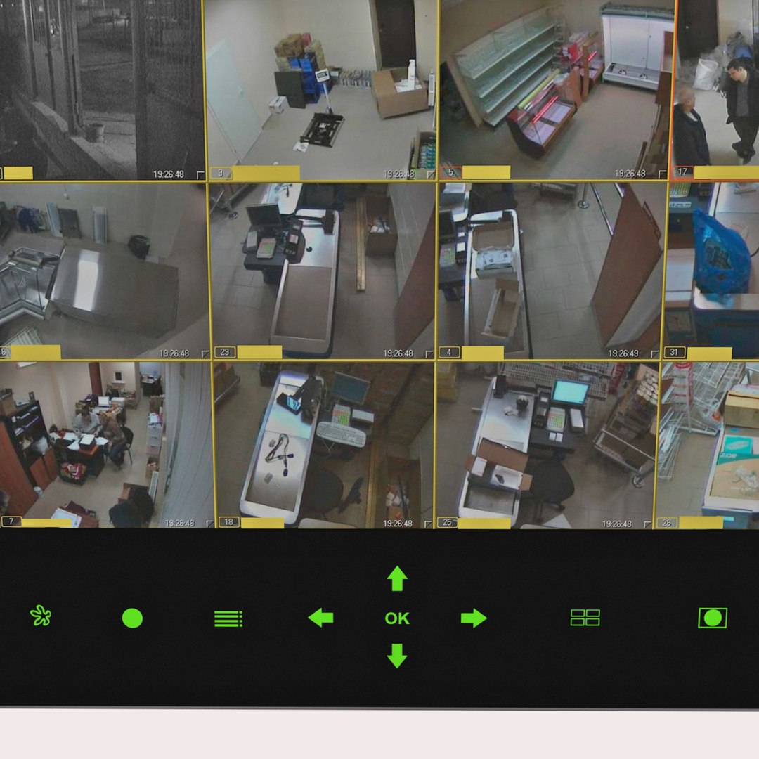 3d Model Wireless Security Lcd Monitor