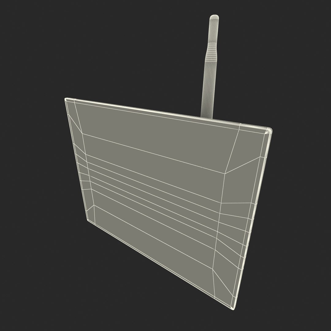 3d Model Wireless Security Lcd Monitor