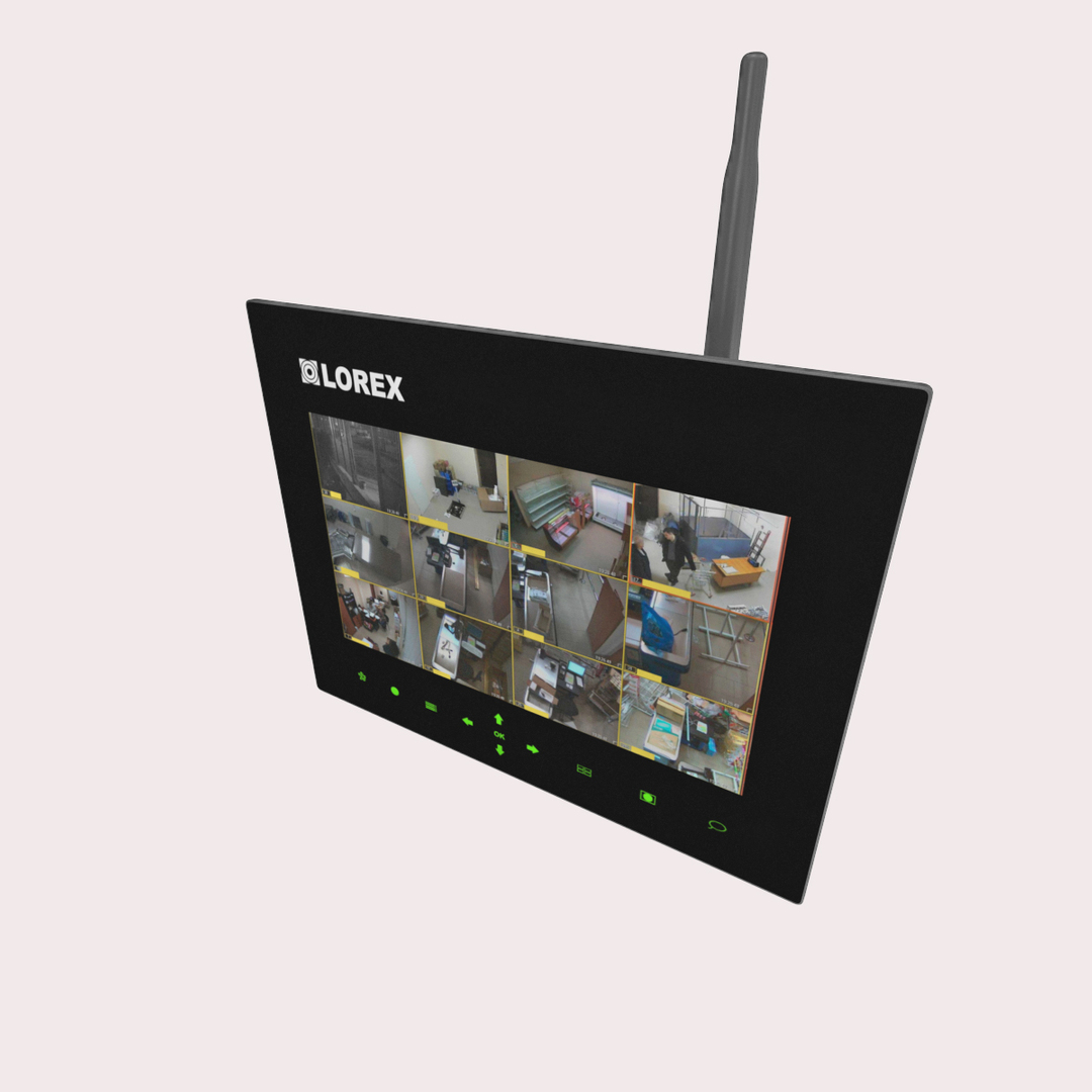 3d Model Wireless Security Lcd Monitor