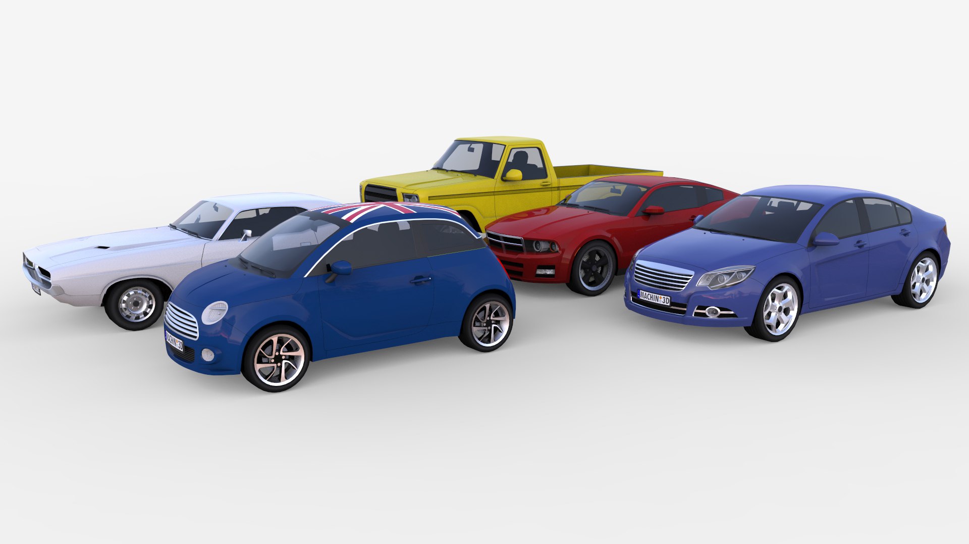 3d generic cars model