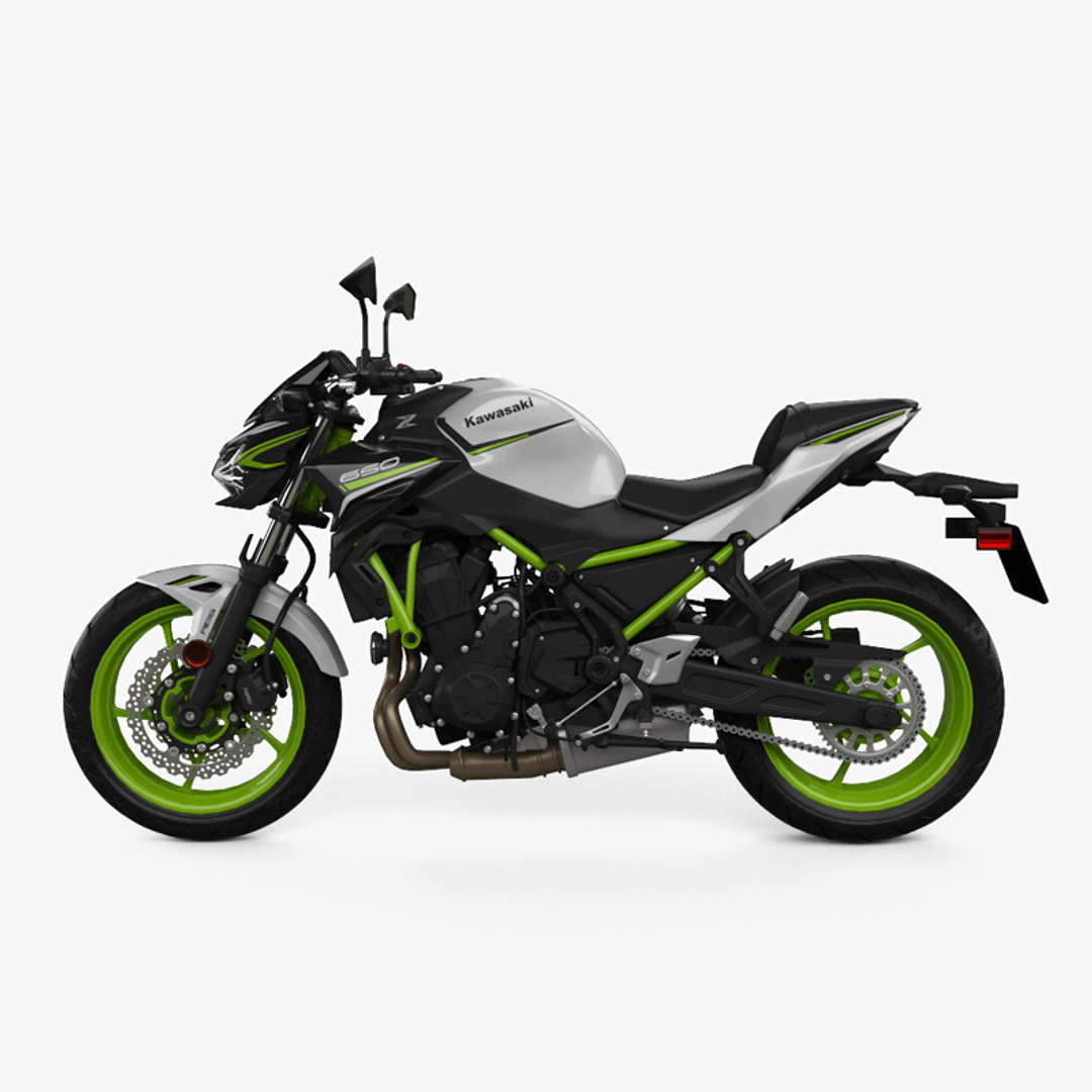 modelo 3d Kawasaki Z650 2021 - TurboSquid 1964835