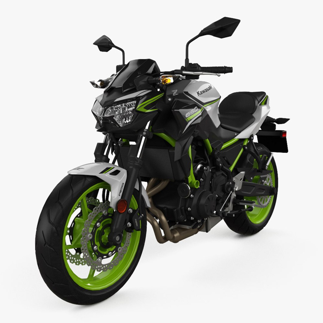 3D модель Kawasaki Z650 2021 - TurboSquid 1964835