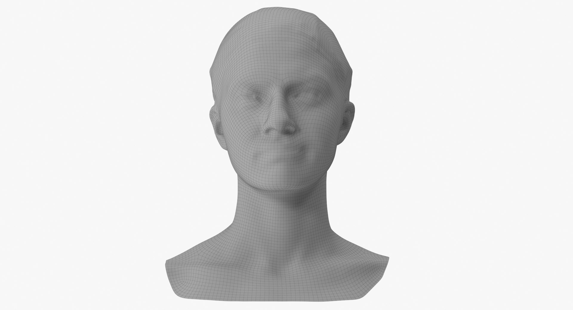 Penelope Human Head Contempt Clean Scan 3D - TurboSquid 1787827