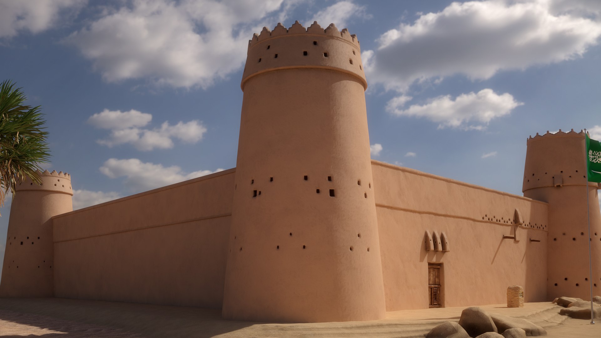 Masmak Fortress Model - TurboSquid 1736172