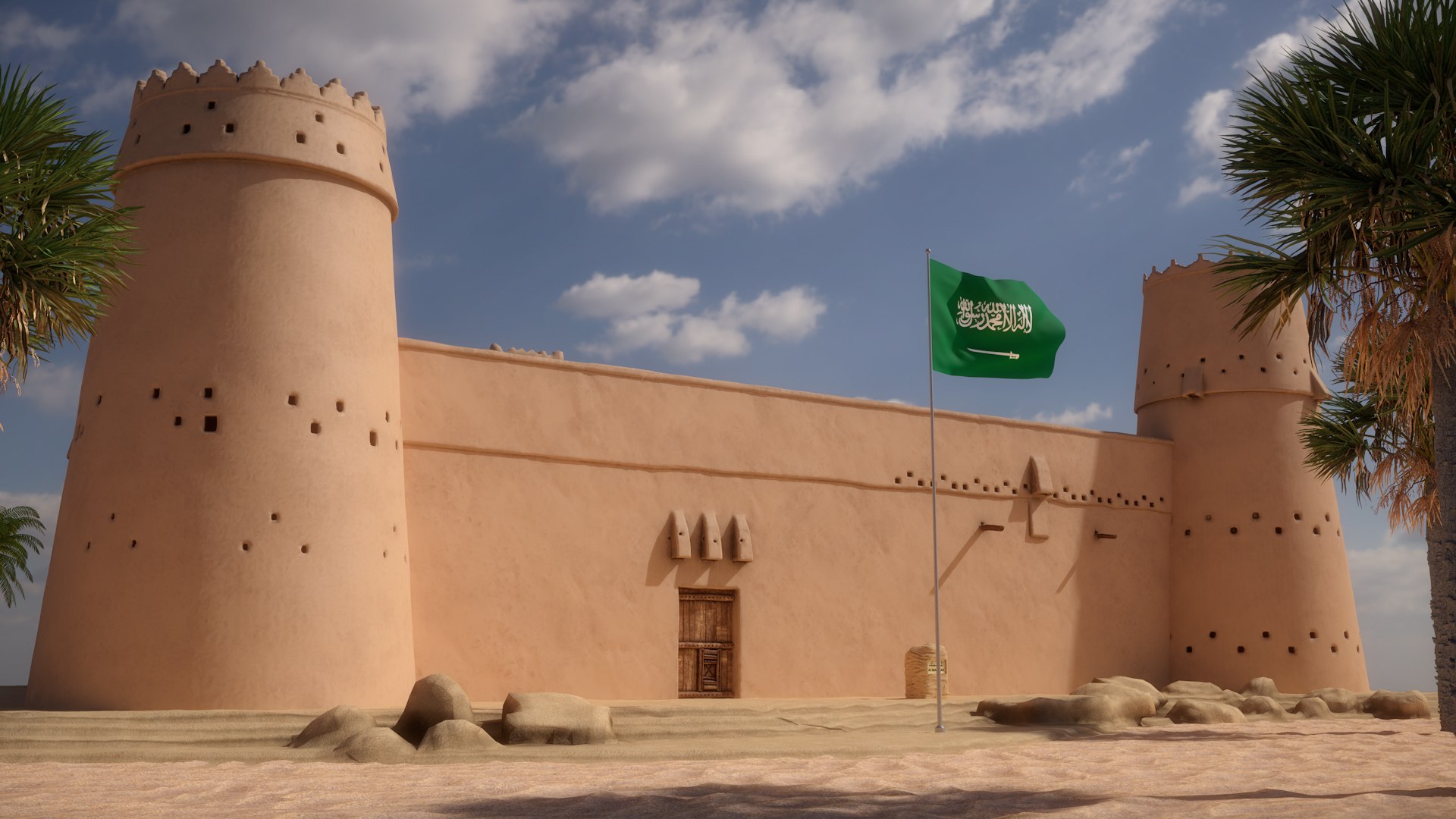 Masmak Fortress Model - TurboSquid 1736172